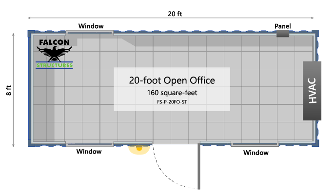 20' Floor Plans | 20' Container