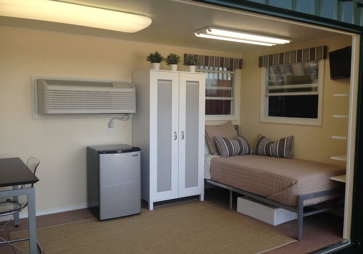 40-ft Mobile Shipping Container Workforce Housing | Falcon Structures