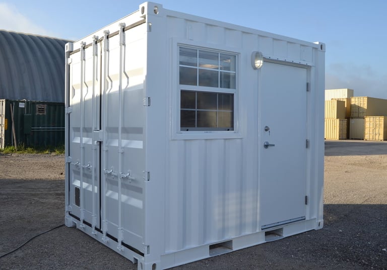 10-ft Shipping Container Office |Falcon Structures