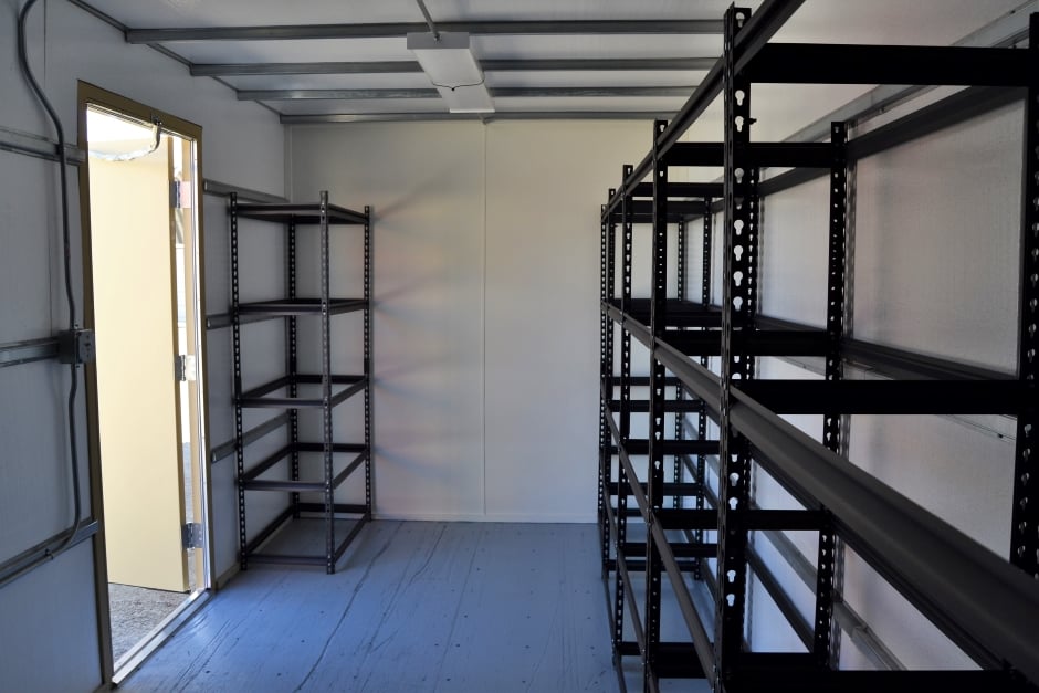 Dry Storage Shipping Containers Create Ideal Additional Pantry Space