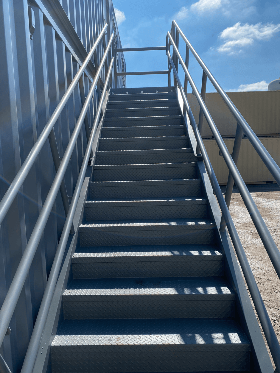 Why We Engineered a New Staircase for Jobsite Offices.. | Falcon Blog