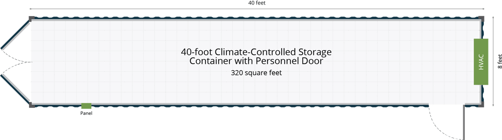 20' and 40' Conex Storage Containers for Sale | Falcon Structures