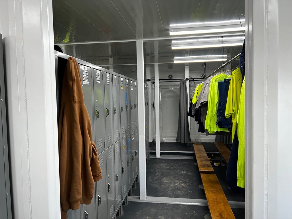 Container Locker Room & Breakroom | Case Study