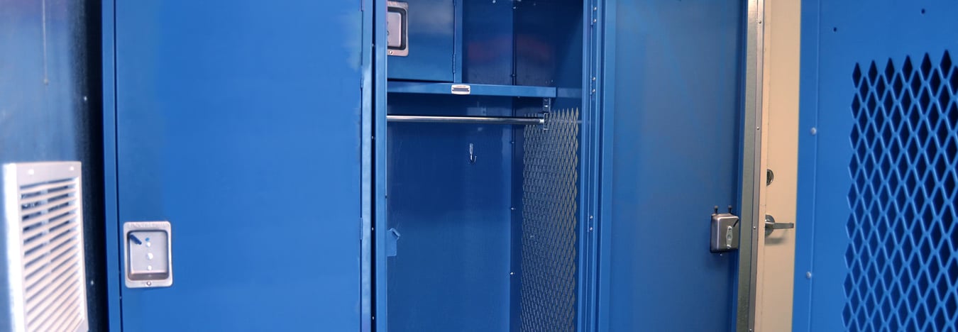 Shipping Container Locker Room | Case Study