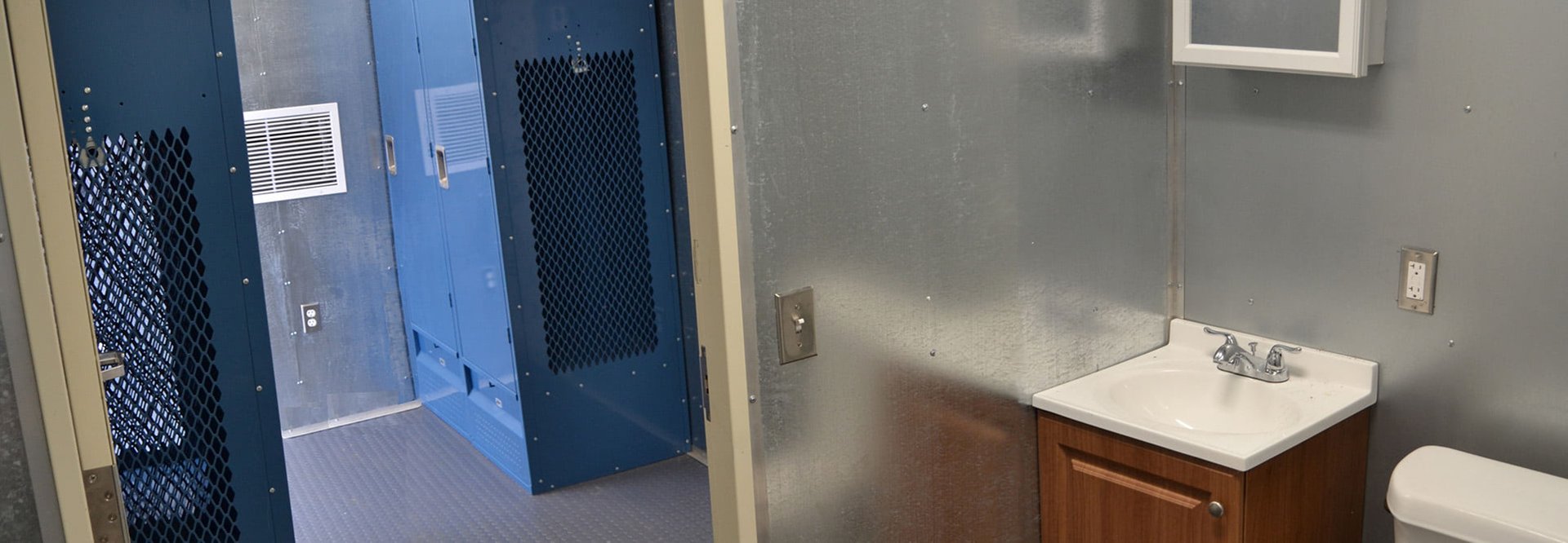 Shipping Container Locker Room | Case Study