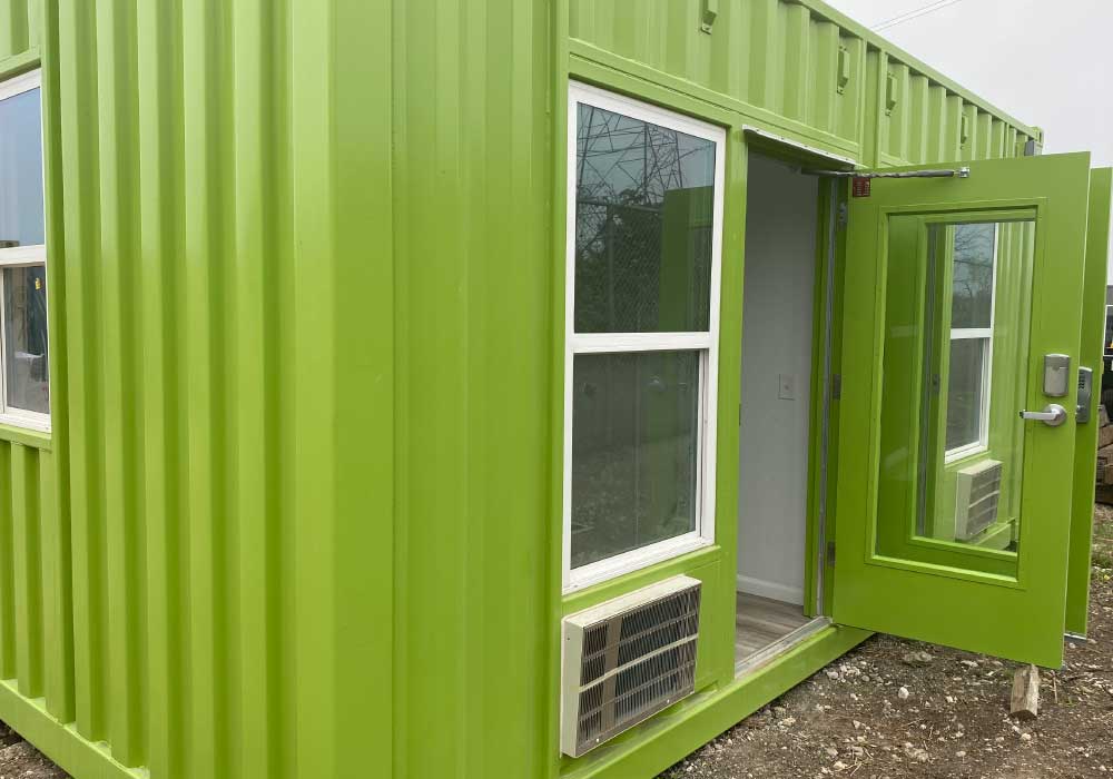 Custom Shipping Container Jobsite Trailers