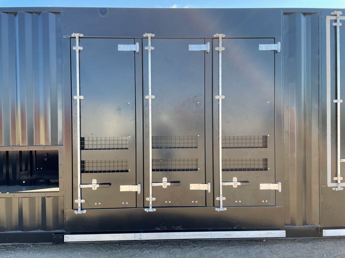 Custom Shipping Container Generator Enclosure | Case Study