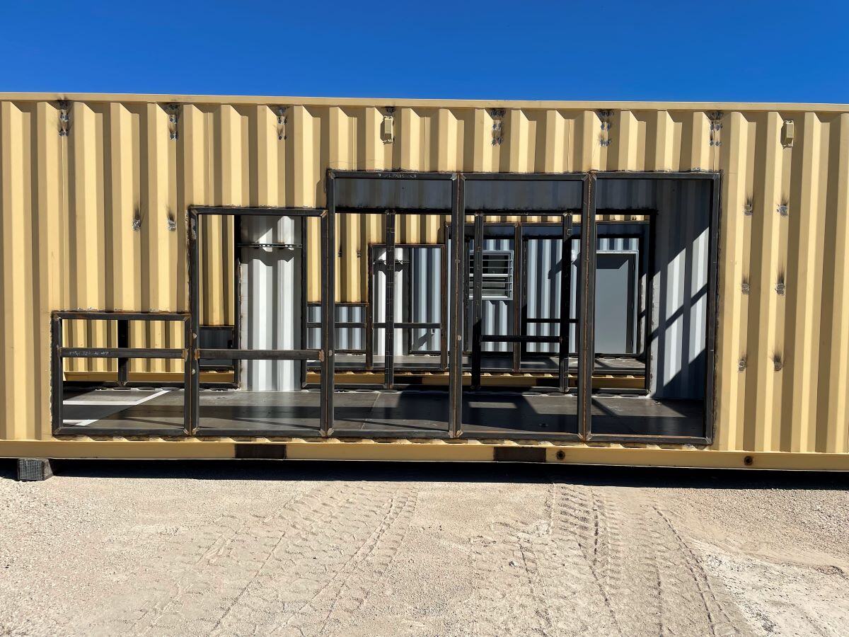 Custom Shipping Container Generator Enclosure | Case Study