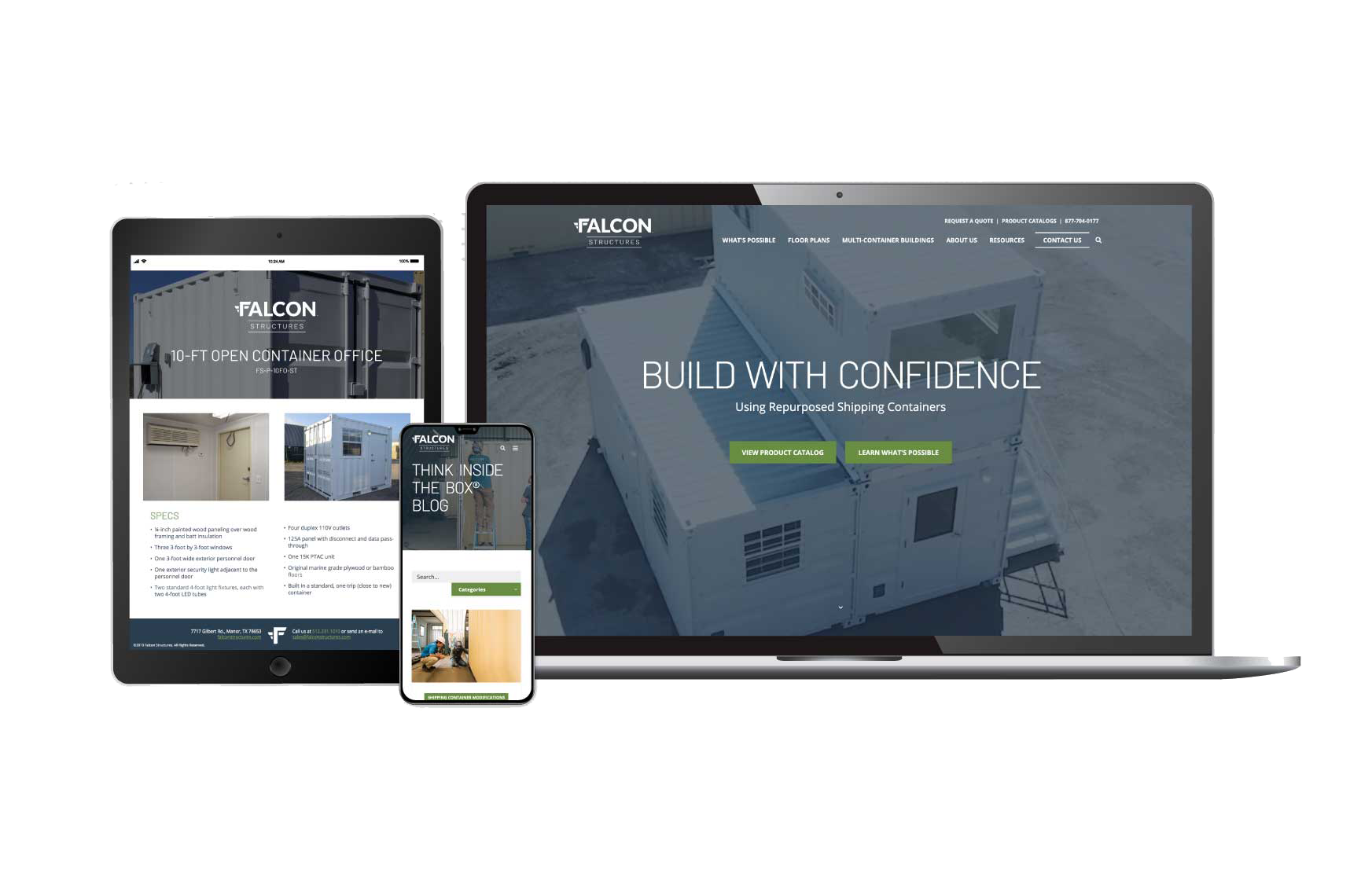 Falcon Structures Unveils New Website & Branding