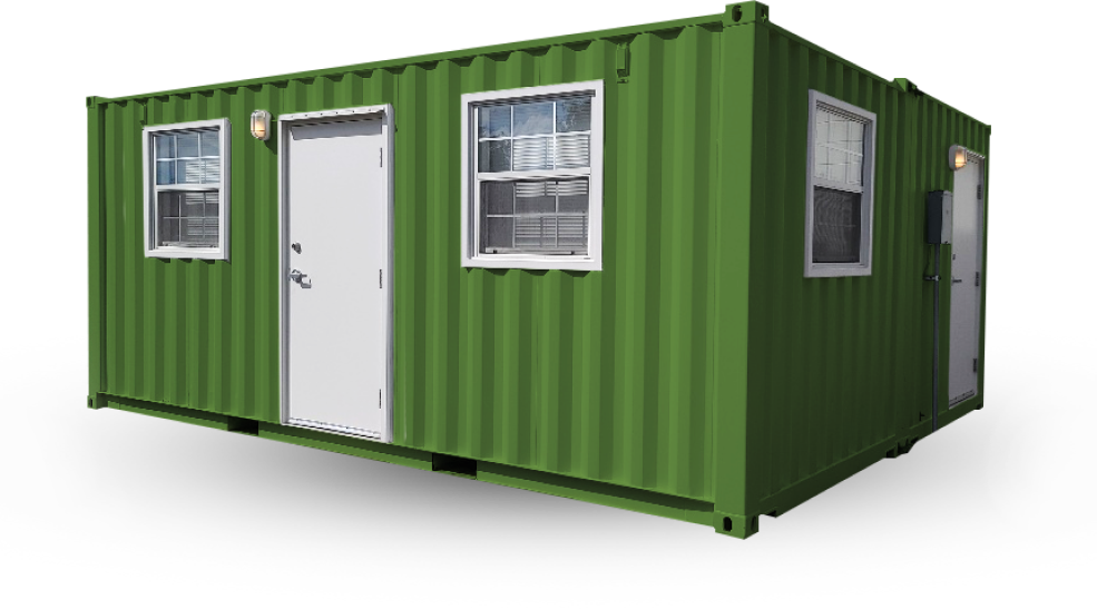 Custom Shipping Container Jobsite Trailers